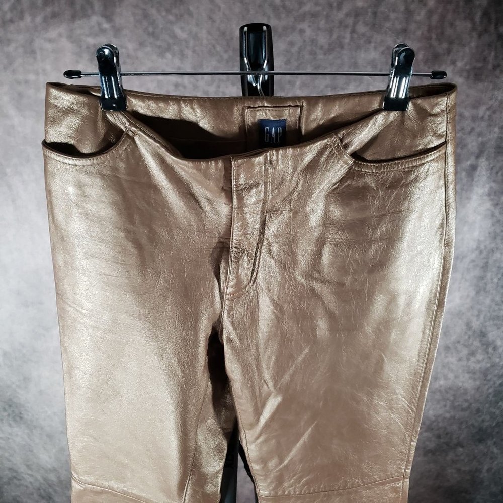 Gap Bronze Leather Pants - Gem